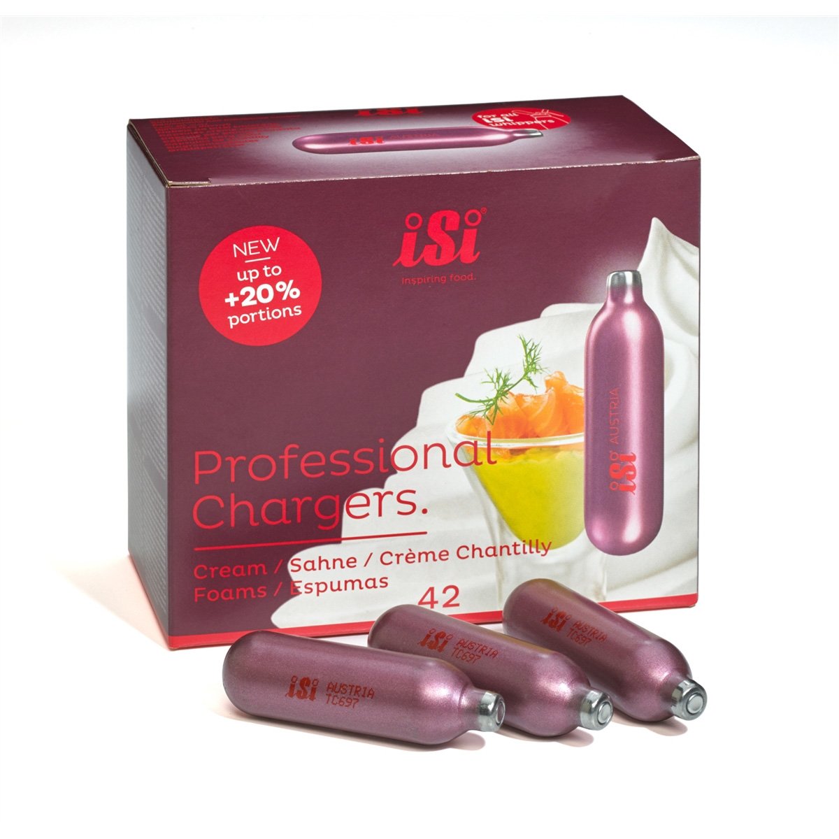 iSi Professional Cream Chargers – Brewing Gadgets India Private Limited